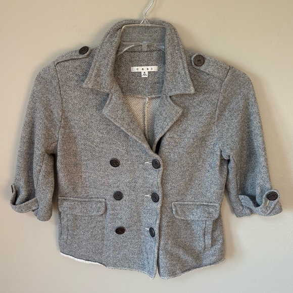 CAbi | Jackets & Coats | Cabi Knit Cropped Blazer Small | Poshmark